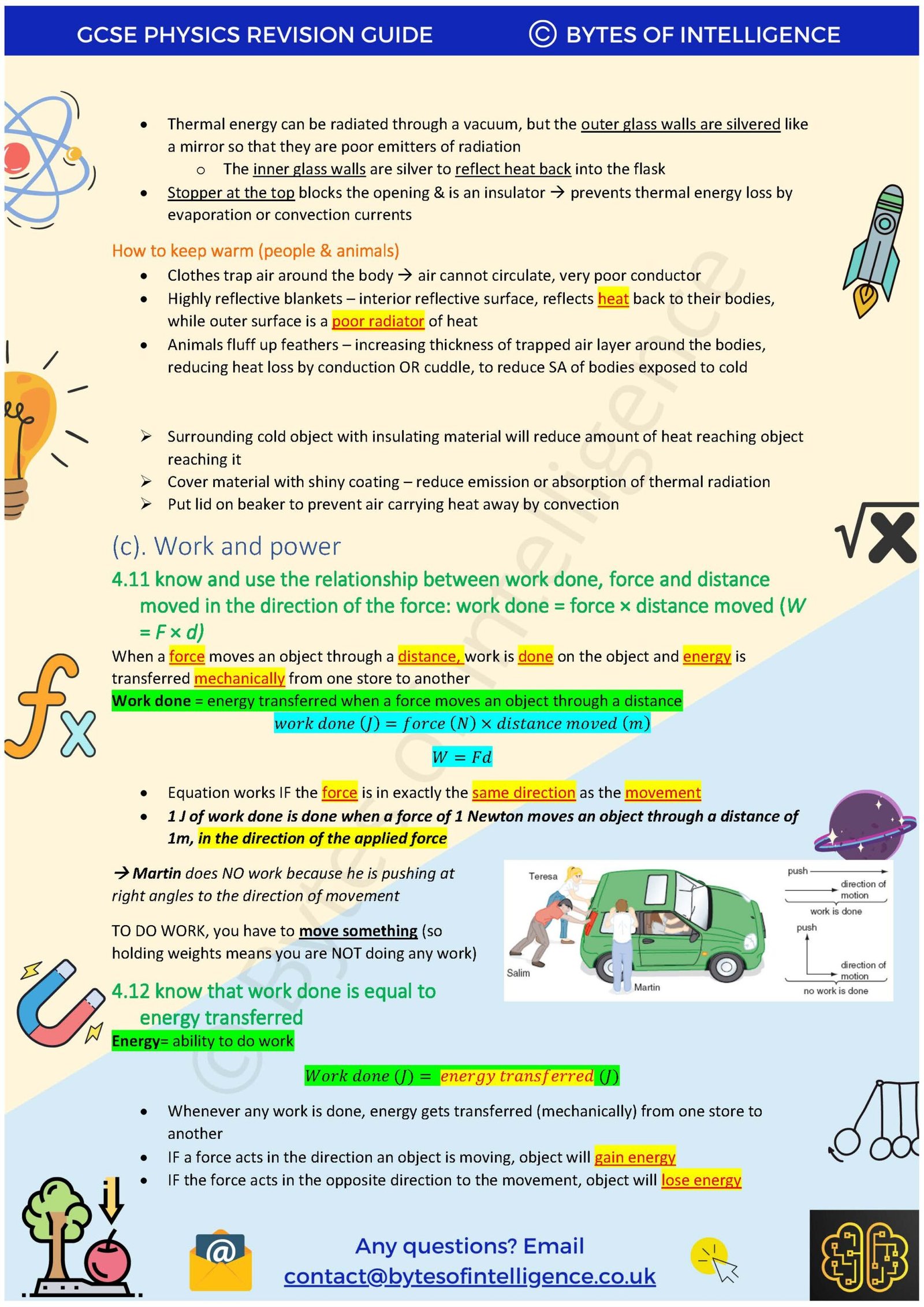 GCSE Physics Revision Notes Bytes Of Intelligence