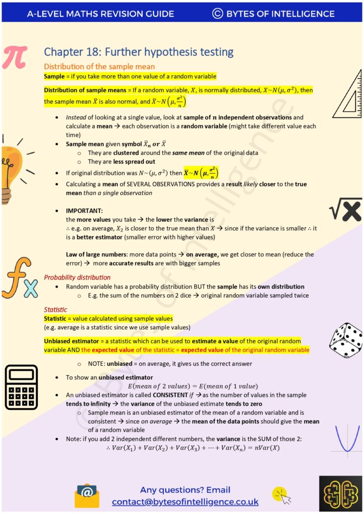 A-Level Maths Revision Guide • Bytes of Intelligence