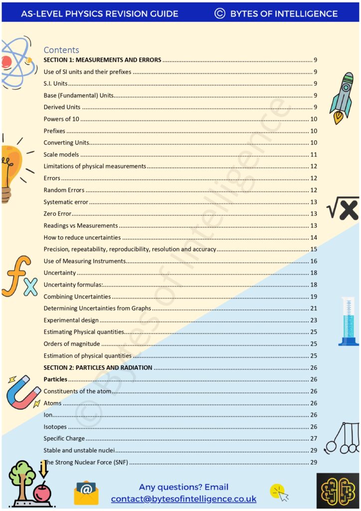 AS-Level Physics Revision Guide • Bytes of Intelligence
